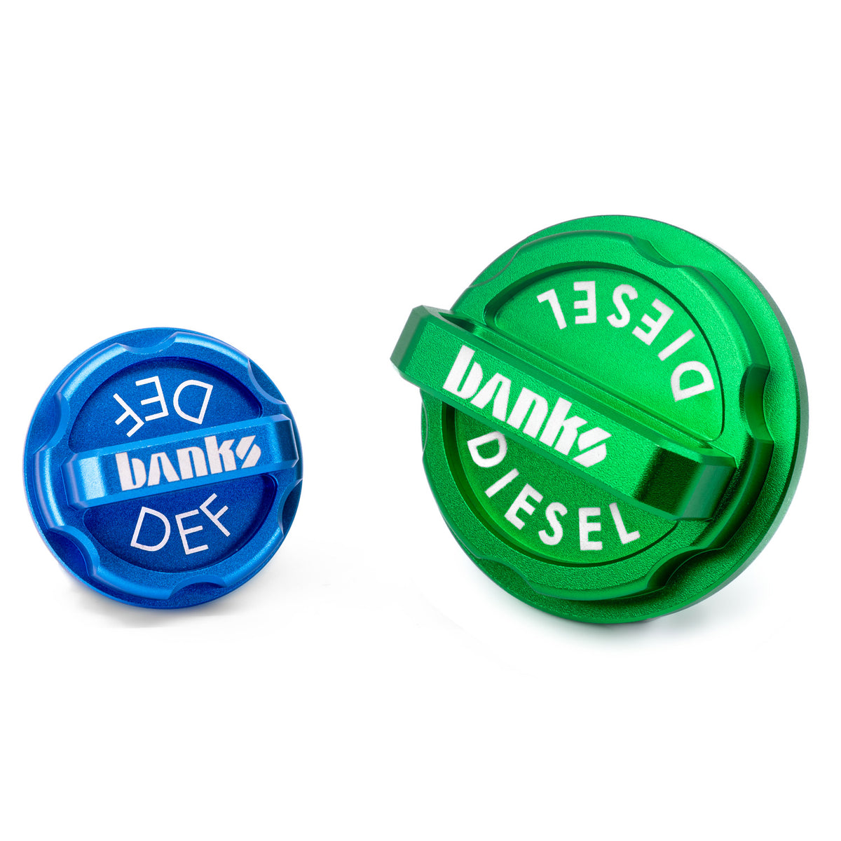 Banks Revolver Billet Diesel and DEF Fill Cap Kit (66701)