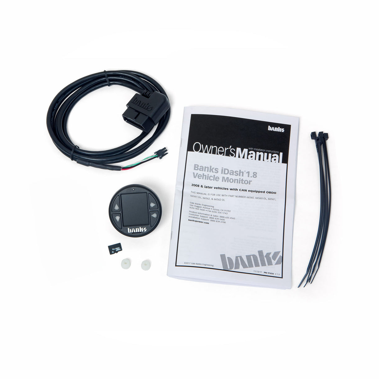 Banks iDash DataMonster for ALL 2008+ OBDII CAN bus vehicles (52mm ...